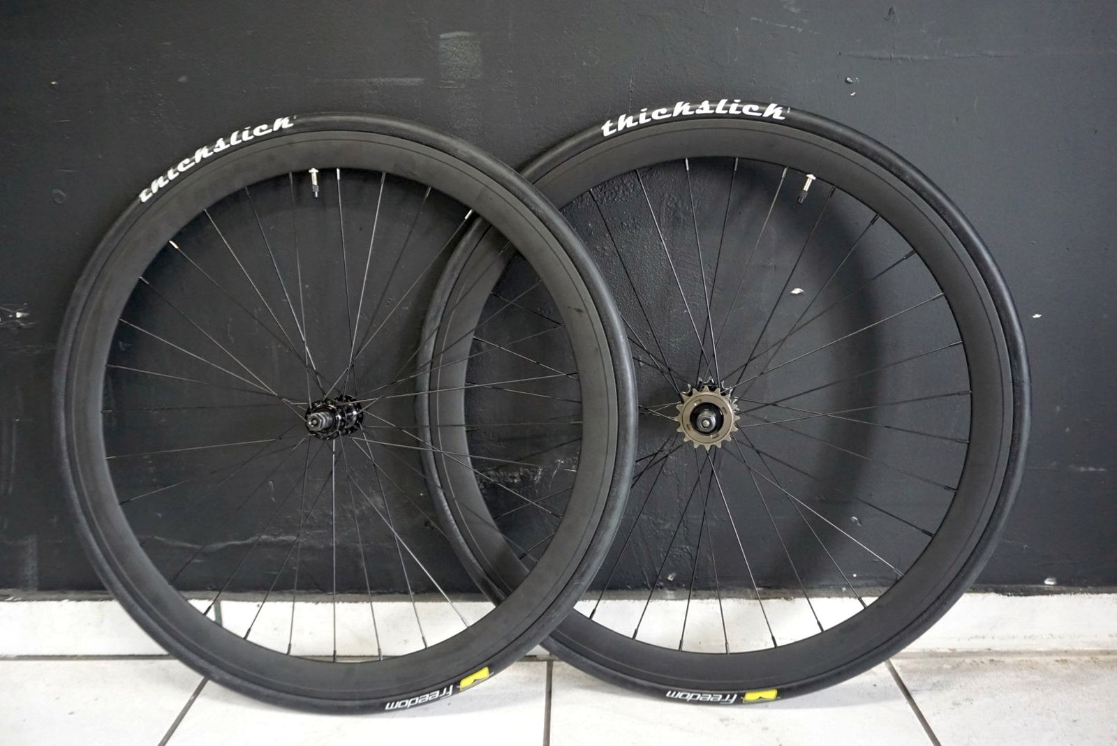 45mm Fixie Wheelset with ThickSlicks – Mr. Bikes